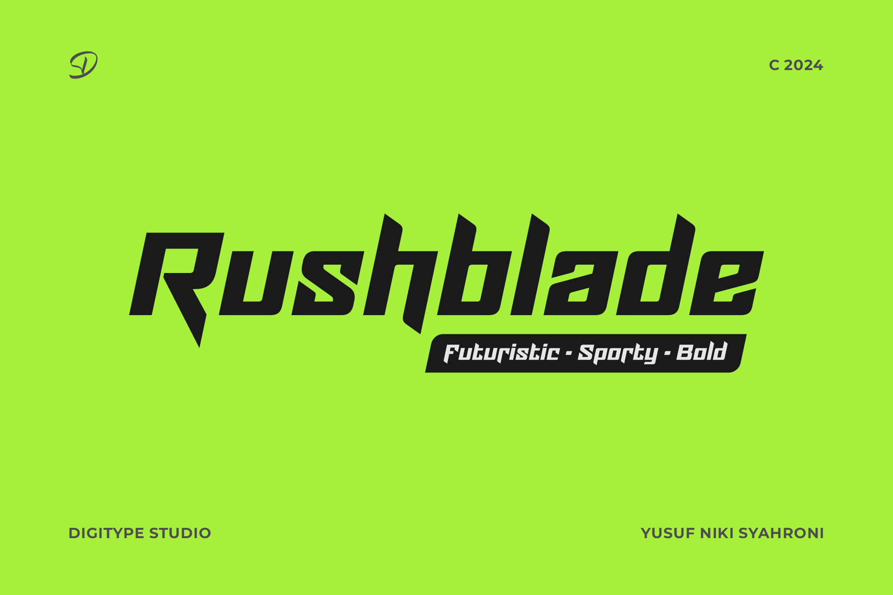 Rushblade - Digitype Studio